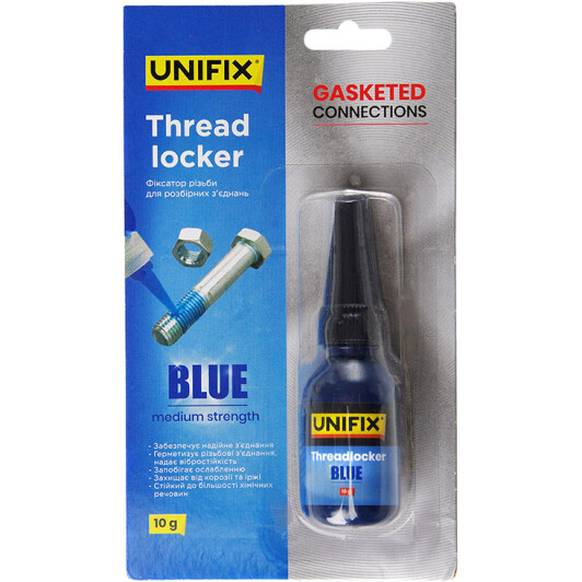 Фиксатор резьбы UNIFIX Threadlocker Medium Strength синий: купить в Украине и Киеве | dok.ua
