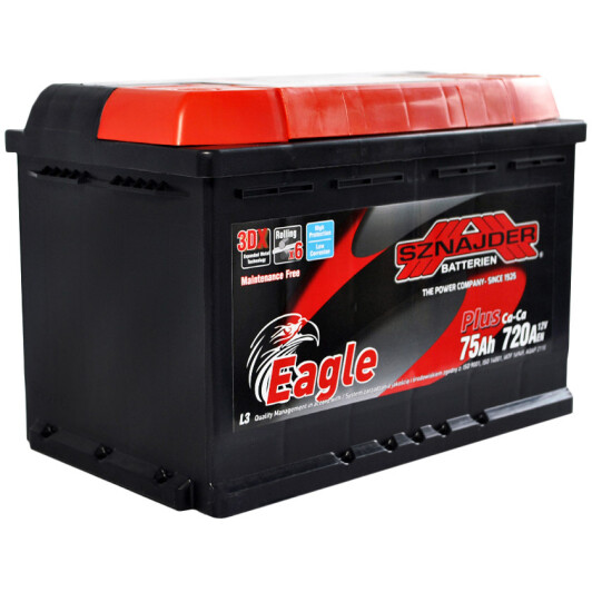 Акумулятор SZNAJDER 6 CT-75-L Plus 57519: купити автоакумулятори в ...