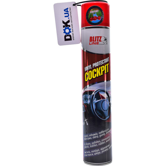 Поліроль для салону Blitz Line Vinyl Protectant Cockpit з матовим ...