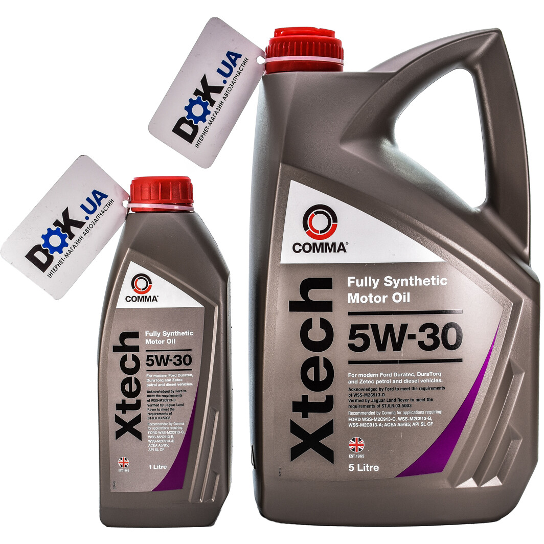 Comma Xtech 5W-30 (1 л, 2 л, 4 л, 5 л, 20 л) моторна олива: купити автооливу в Україні та Києві ...