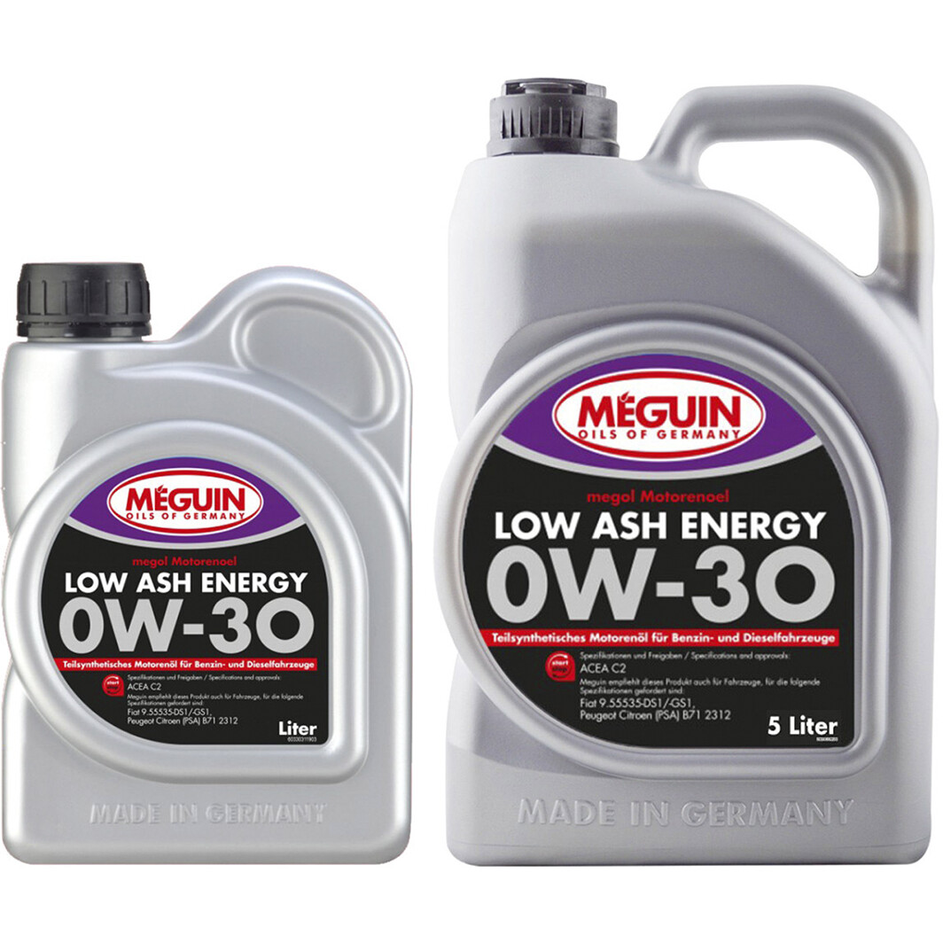 Meguin Low Ash Energy 0W-30 (1 л, 5 л) моторное масло: купить автомасло ...