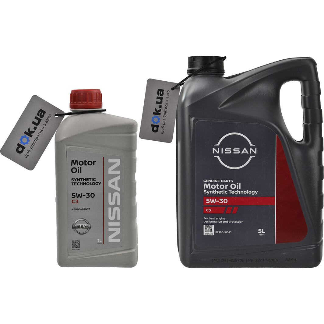 Nissan C3 5W-30 (1 л, 5 л) моторное масло: купить автомасло в Украине и ...