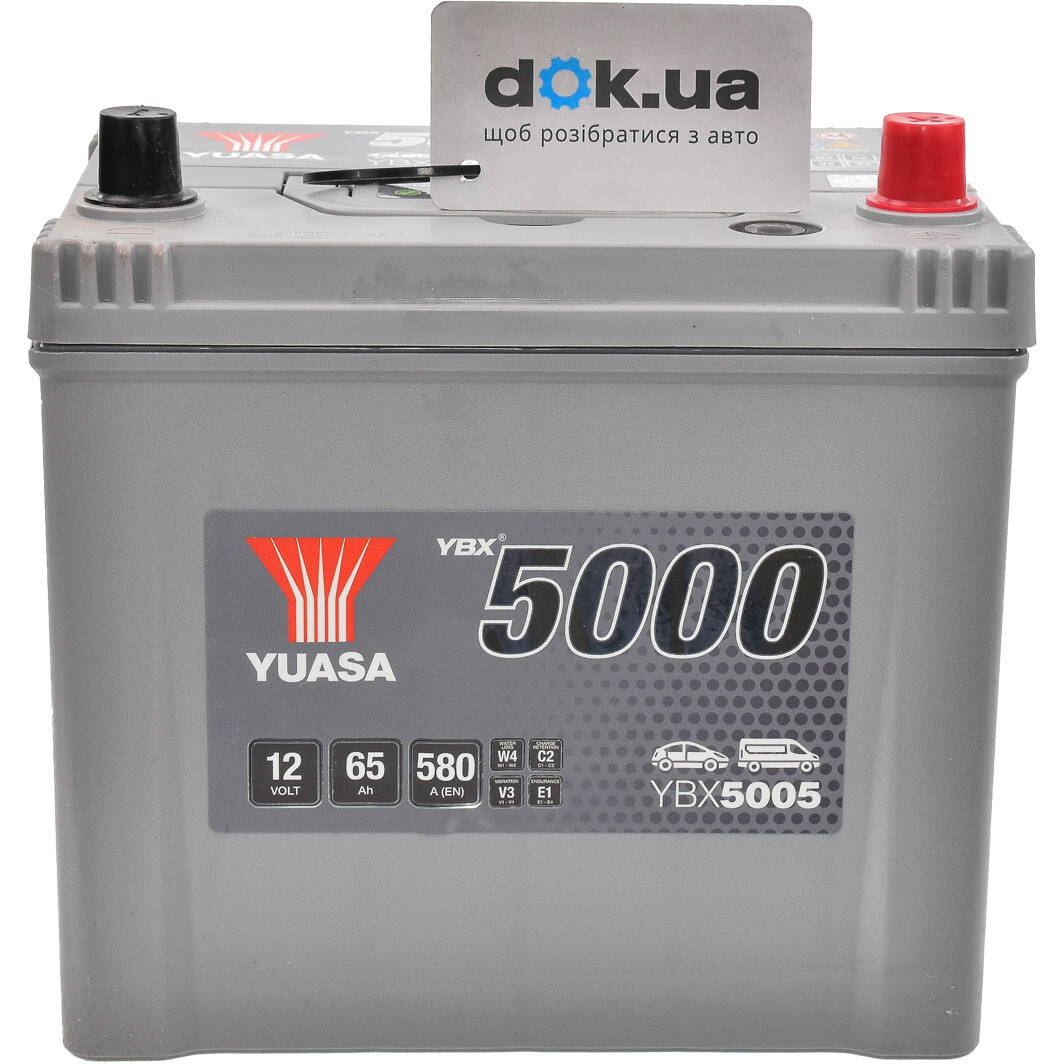 Акумулятор Yuasa 6 CT-65-R YBX 5000 YBX5005: купити автоакумулятори в ...