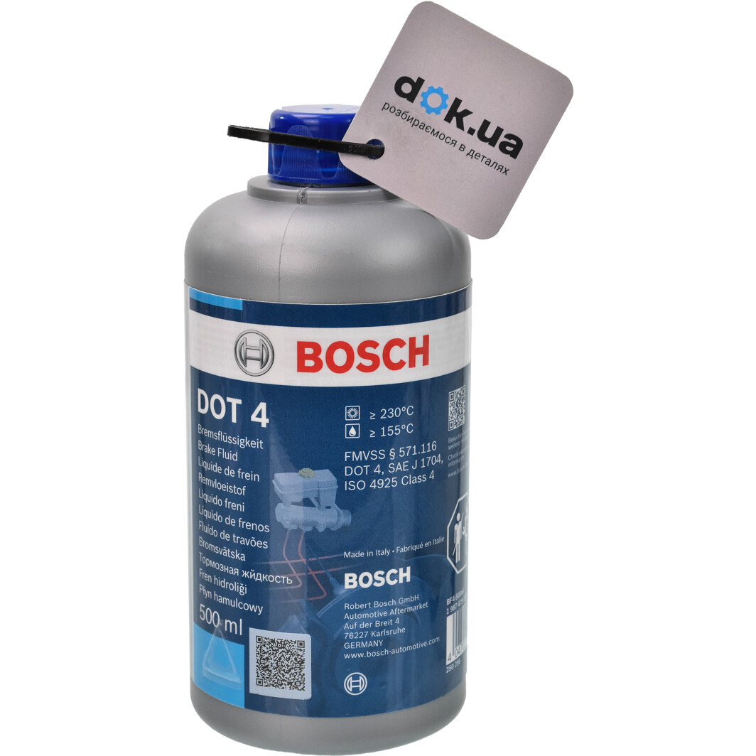 Гальмівна рідина Bosch DOT 4: купити в Україні та Києві | dok.ua