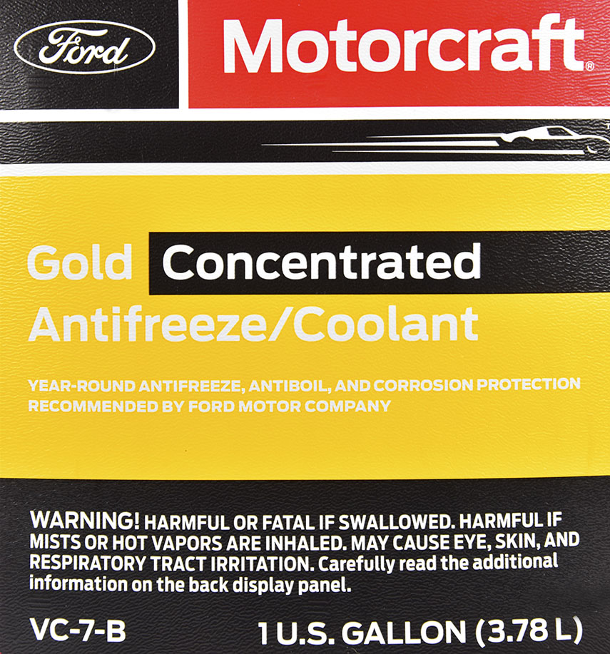Ford Gold Concentrated Antifreeze/Coolant желтый концентрат антифриза ...